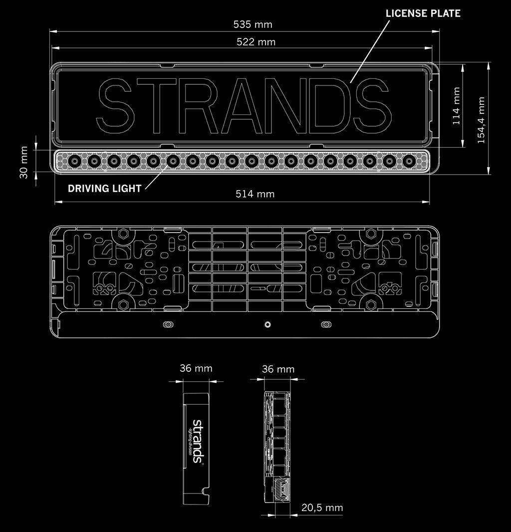 Strands integrert LED-lys i skiltholder! - Verdensnyhet! Nuuk E-line ...